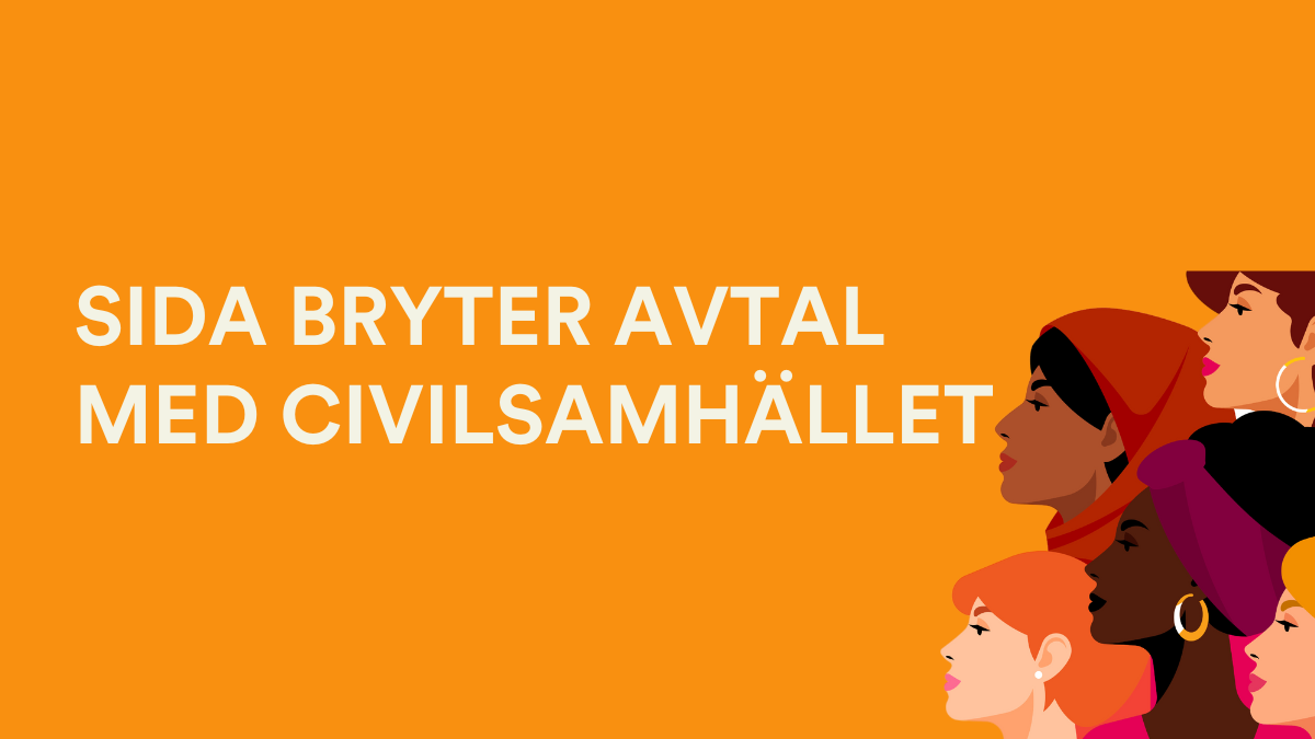 Sida säger upp avtal med organisationer i civilsamhället – CONCORD Sverige